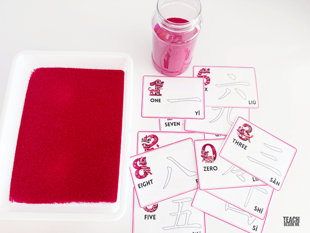 Chinese Number Tracing Cards: Learn Chinese Characters - Teach Beside Me
