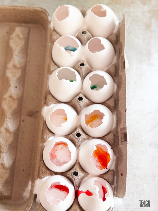 Easter Egg Volcanoes Science Experiment for Kids - Teach Beside Me