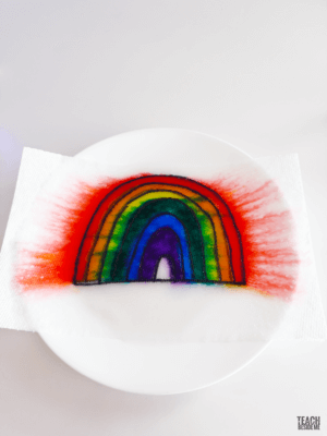 Magic Paper Towel Experiment: Hidden Rainbow Science for Kids - Teach ...