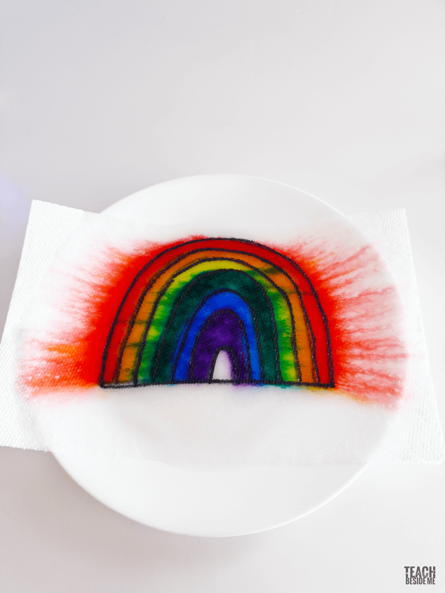 Magic Paper Towel Experiment: Hidden Rainbow Science for Kids - Teach ...