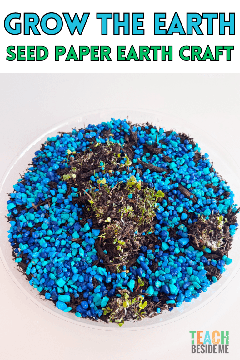 Grow the Earth: Seed Paper Earth Day Craft for Kids - Teach Beside Me